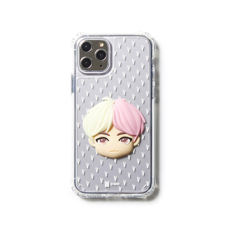 TinyTAN Face Clear Jelly Case_V : Sangsang's Mall (BTS Character Goods,K-POP Goods,K-Goods)