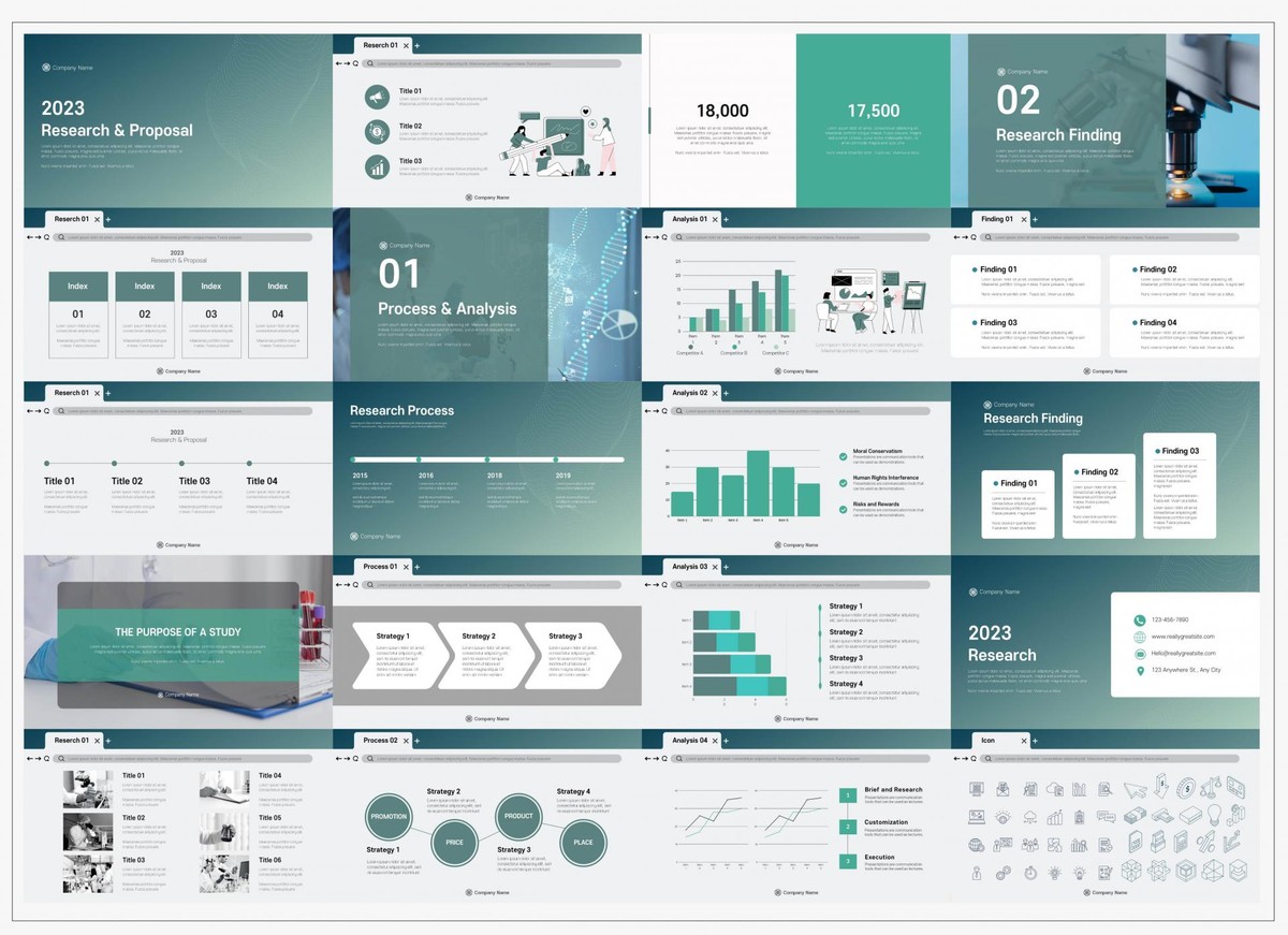 논문 프로포절 PPT 템플릿 : 연구 계획서 양식 : PPT 샘플