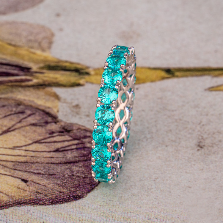 Signature Praiba Color Yag Eternity Ring 파라이바 야그 시그니처 이터니티 반지 : Laluz