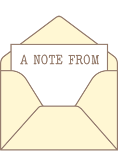 A NOTE FROM