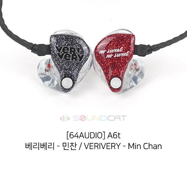 베리베리(VERIVERY)_민찬(Min Chan)님의 커스텀인이어 / 64AUDIO ‘A6t’ : 사운드캣