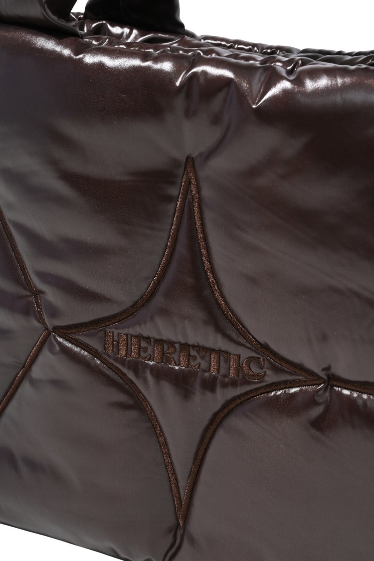 BROWN HERETIC PADDING BAG : HERETIC 헤레틱