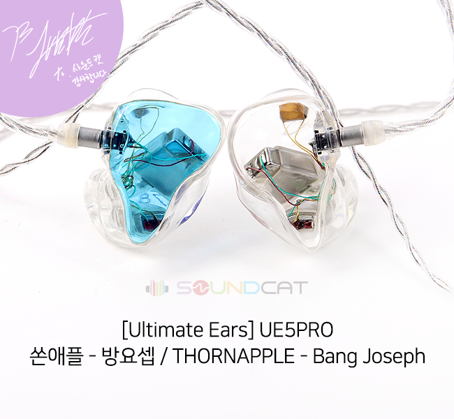 쏜애플(THORNAPPLE)_방요셉(Bang Joseph)님의 커스텀인이어 / Ultimate Ears ‘UE5PRO’ : 사운드캣