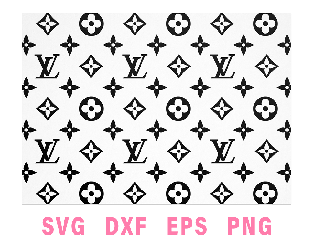 LV Louis Vuitton Logo svg (2 colors), lv pattern svg, SVG files ...