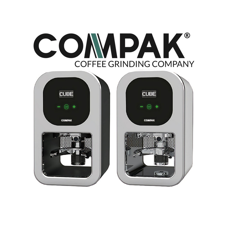 COMPACK 콤팍 오토탬핑머신 Automatic Tamper CUBE 큐브 화이트 블랙 : 커퓸커피