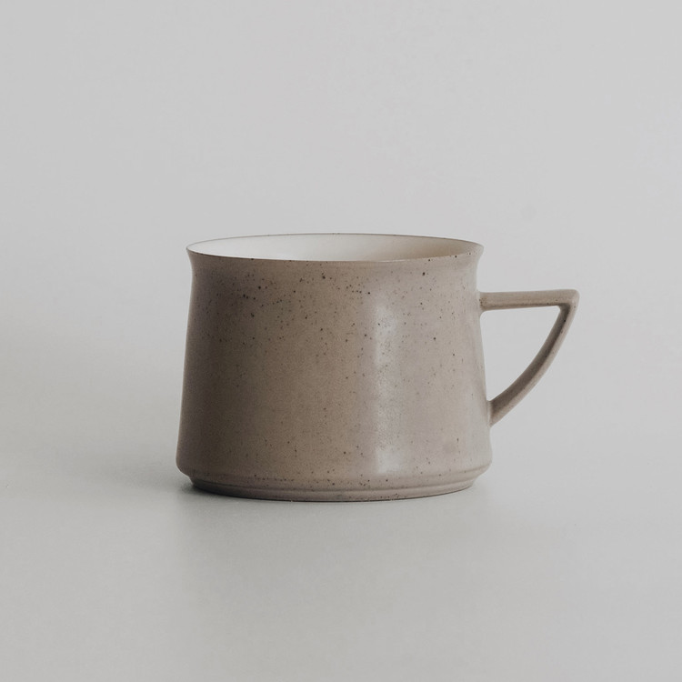 [선과 선분] Coffee Mug | Concrete Grey with Black Dots : MAKEFOLIO 메이크폴리오