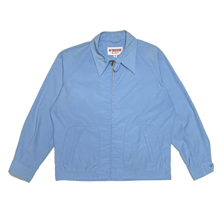 Vintage Mcgregor Pastel Blue Drizzler Jacket : 네오서울