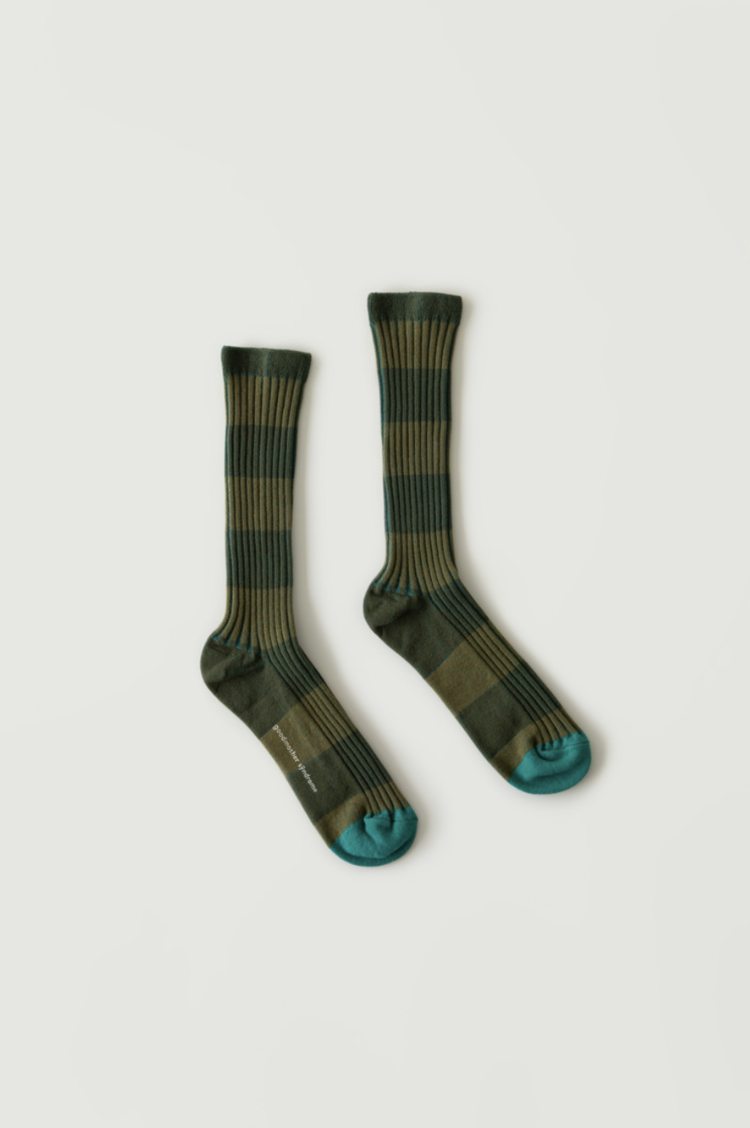 177 Tone On Tone wide Stripe, Khaki : supul