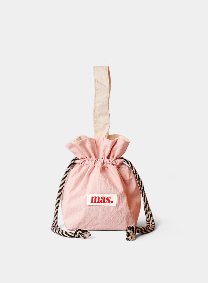 Handle string bag_Solid Baby pink : Masmarulez [마스마룰즈]