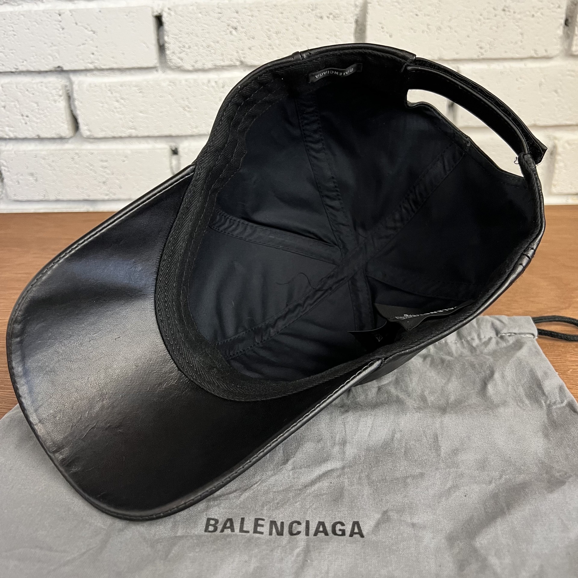 Brand new balenciaga leather ball cap : soberseoul