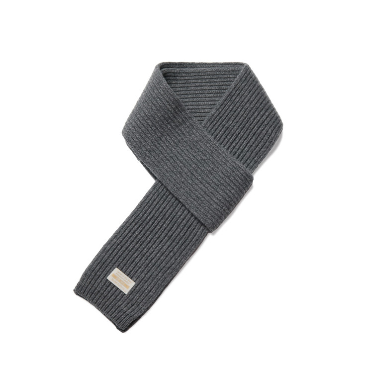 Wool Knit Muffler (Dark Gray) : 솔티 공식 온라인스토어