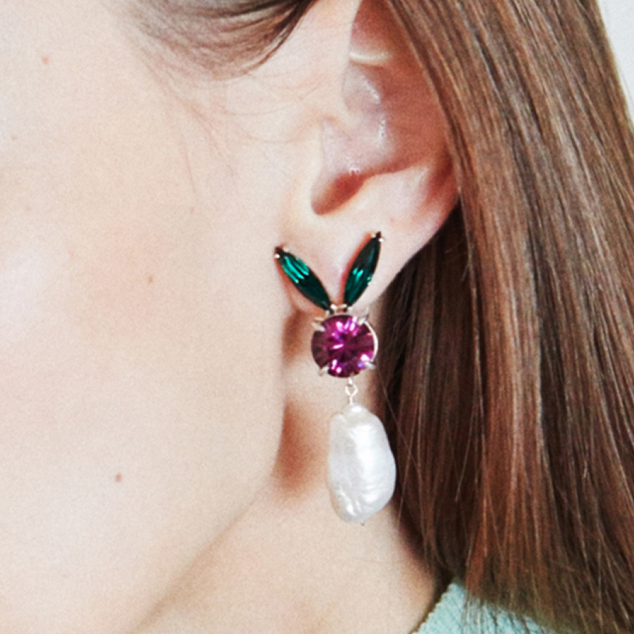 (ELYONA) Cocktail Earrings Rabbit Ears Clip-on : wink. - Global B2B ...