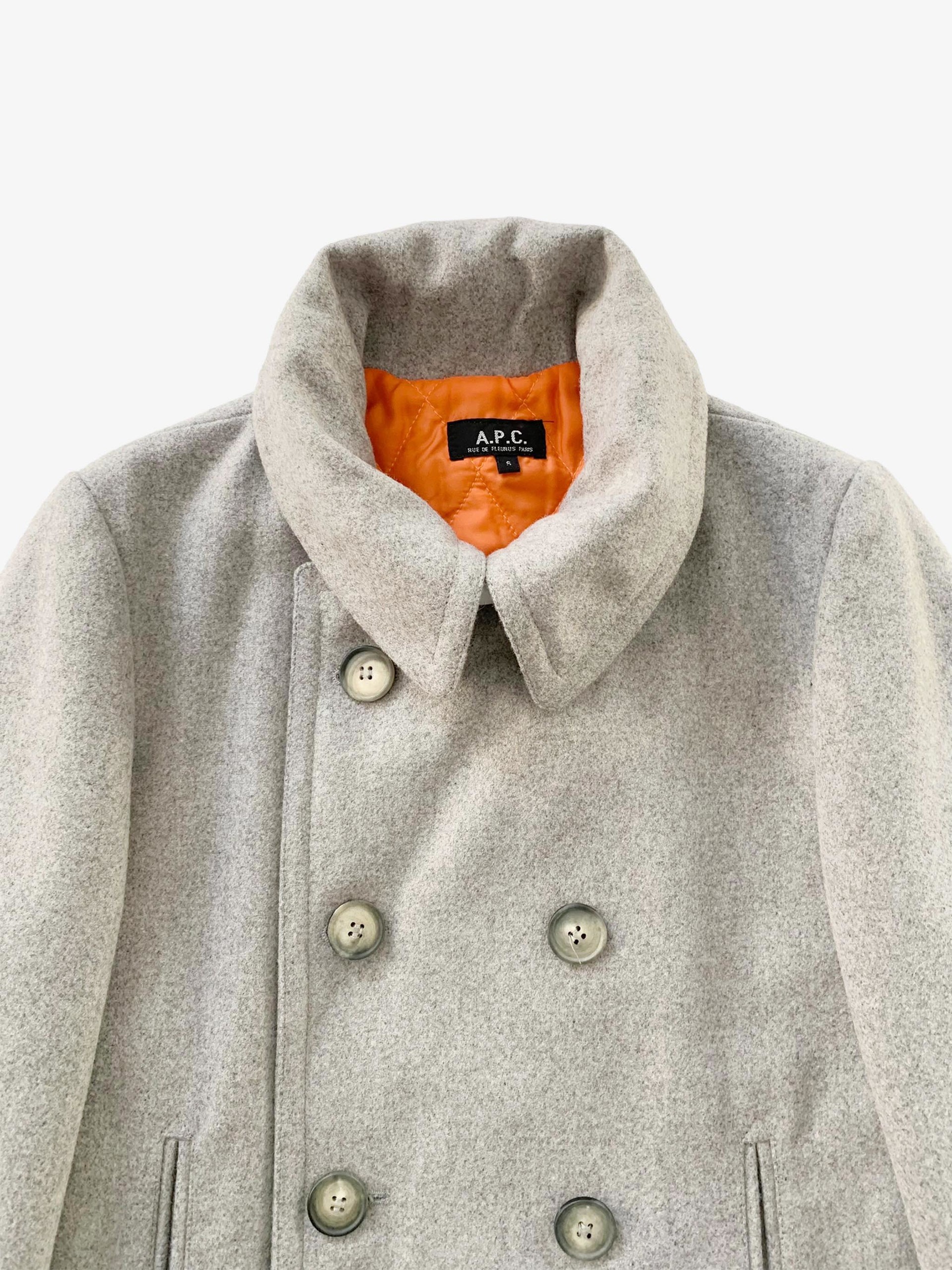 A.P.C reflector pea coat : TAAU