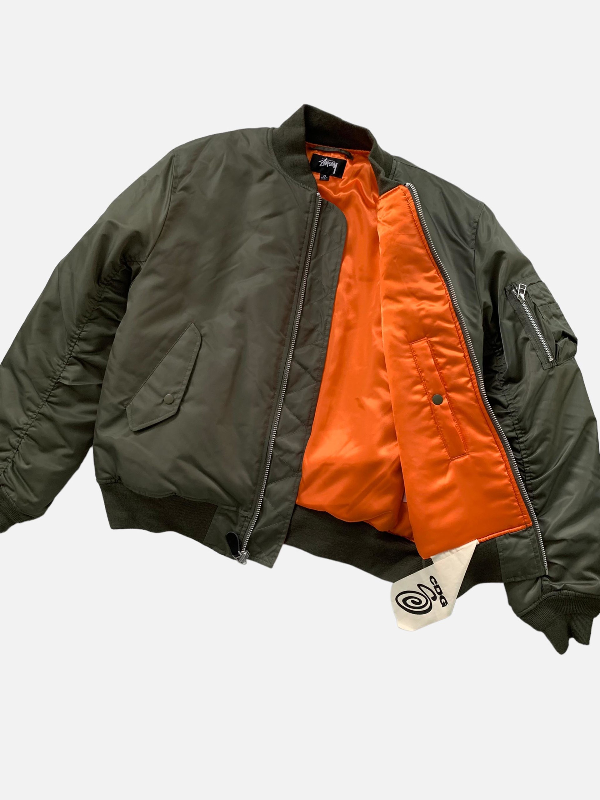 STUSSY X CDG ma-1 flight jacket : TAAU