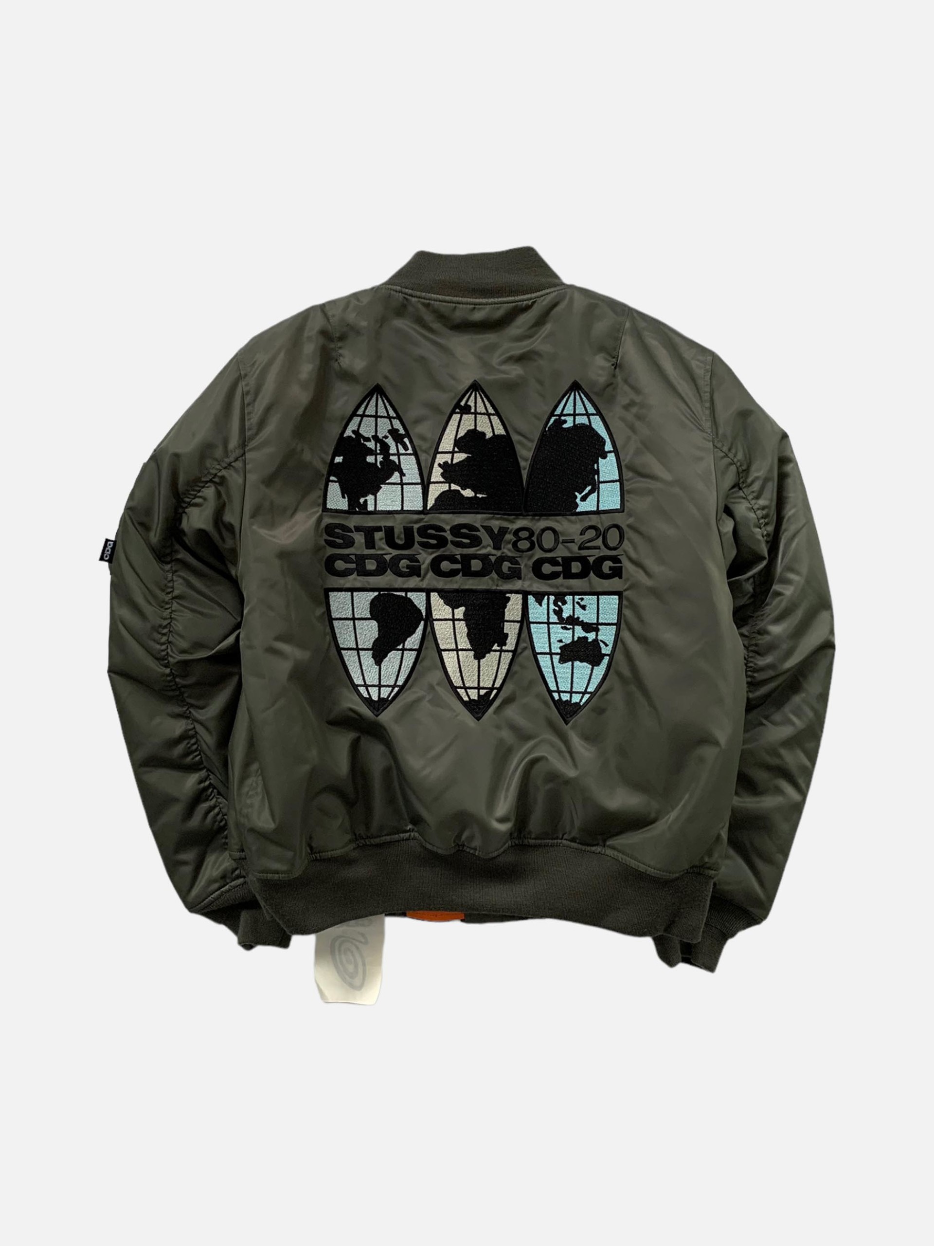 STUSSY X CDG ma-1 flight jacket : TAAU