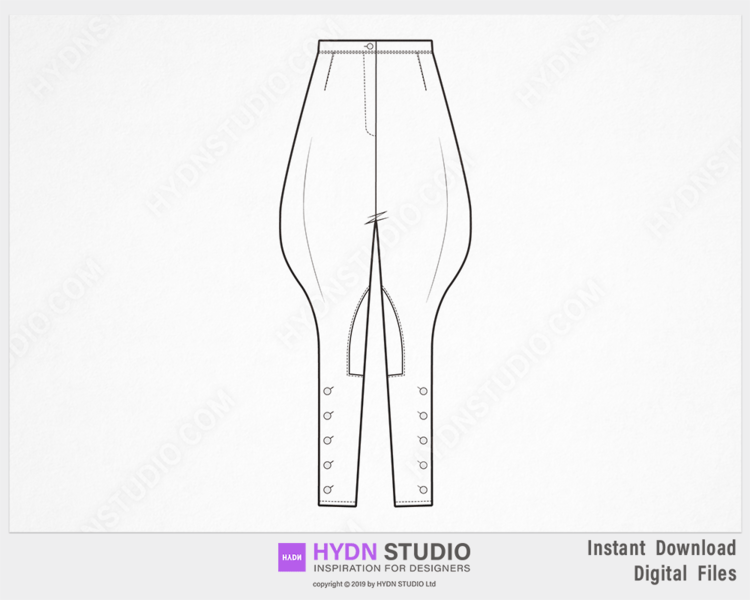 Jodhpur pants : HYDNSTUDIO