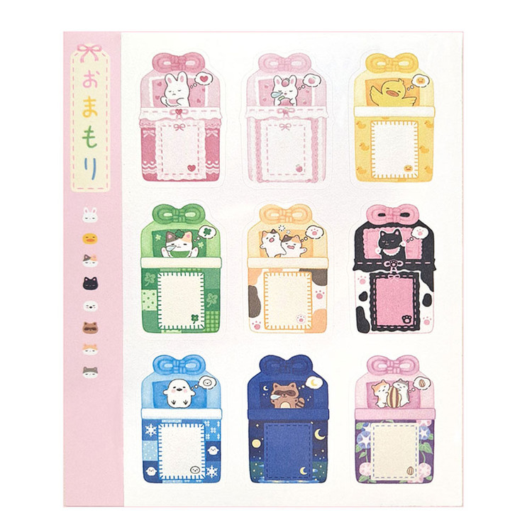 [딸기의 마음] 행운 부적 라벨 스티커 : paperuler