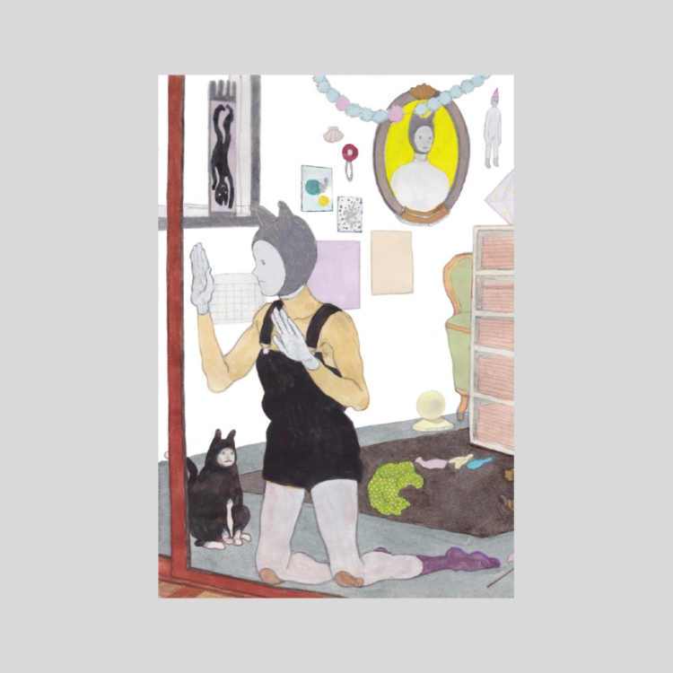 [장멍날] 고양이 방 엽서 : paperuler