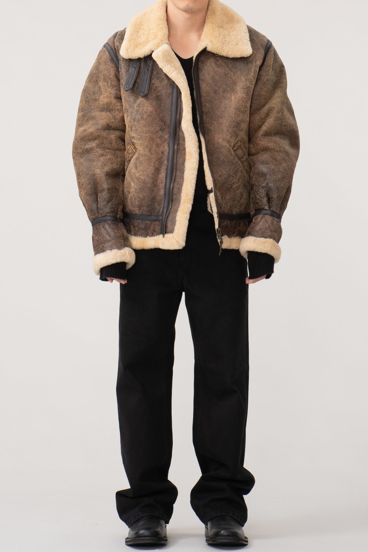 [100-103] B-3 Sheep Skin Flight Jacket No. 3346 : 월드피스 다이어트