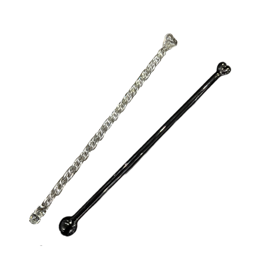 [viviflo] heart glass muddler( 2color) / 하트 유리머들러 : 비비플로