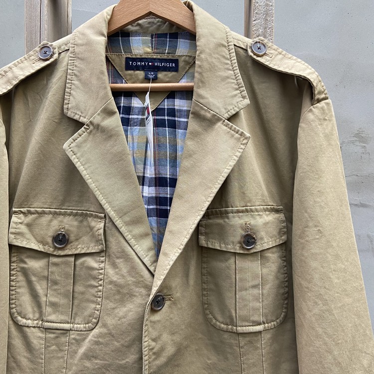 [Dead Stock] Tommy Hilfiger 3B Cotton Jacket (105-108) : 라이트하우스 스토어