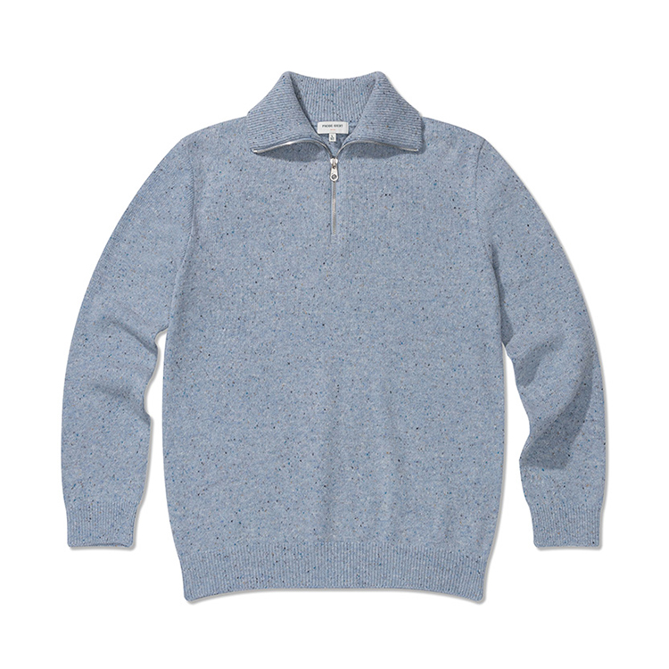 Irish Donegal Half Zip-UP Knit (Island Coast) : 솔티 공식 온라인스토어