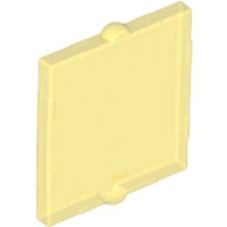 레고부품 Trans-Yellow Glass for Window 1 x 2 x 2 Flat Front (60601) : 오!브릭 ...