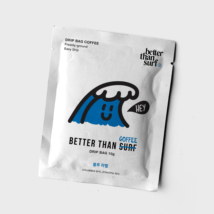 Coffee Drip Bag - Blue Label (10개입) : BETTER THAN SURF | 배러댄서프