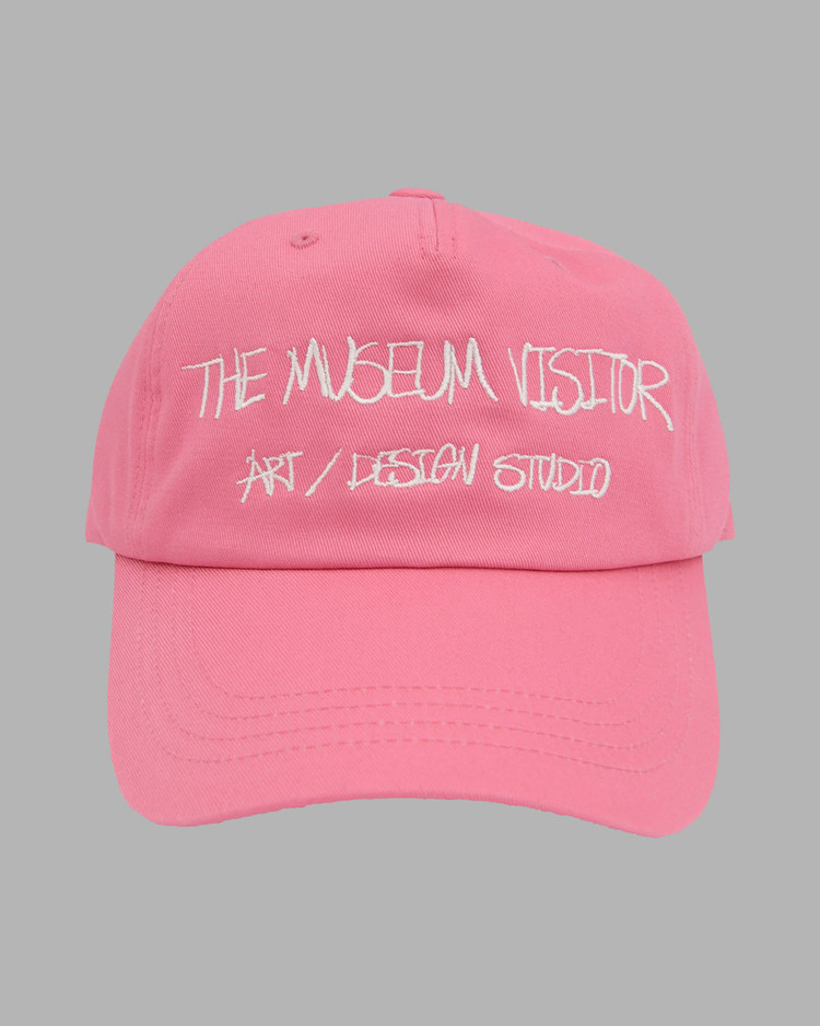 ART / DESIGN STUDIO BALL CAP (PINK) : THE MUSEUM VISITOR