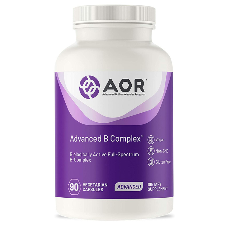 AOR 어드밴스 B 컴플렉스 90캡슐 / AOR, Advanced B Complex, Multivitamin Support ...