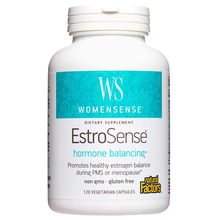 네츄럴팩터스 우먼센스 에스트로센스 에스트로겐 120캡슐 / Natural Factors WomenSense EstroSense ...