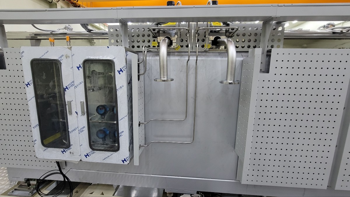 아산 OOOO교역 Chiller Panel제작 및 배관설치(2022.10) : (주)한원케미칼 - 시공사례