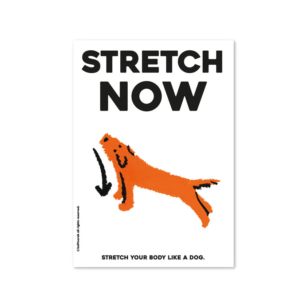[발구락스튜디오] Stretch 포스터 - A3 : paperuler