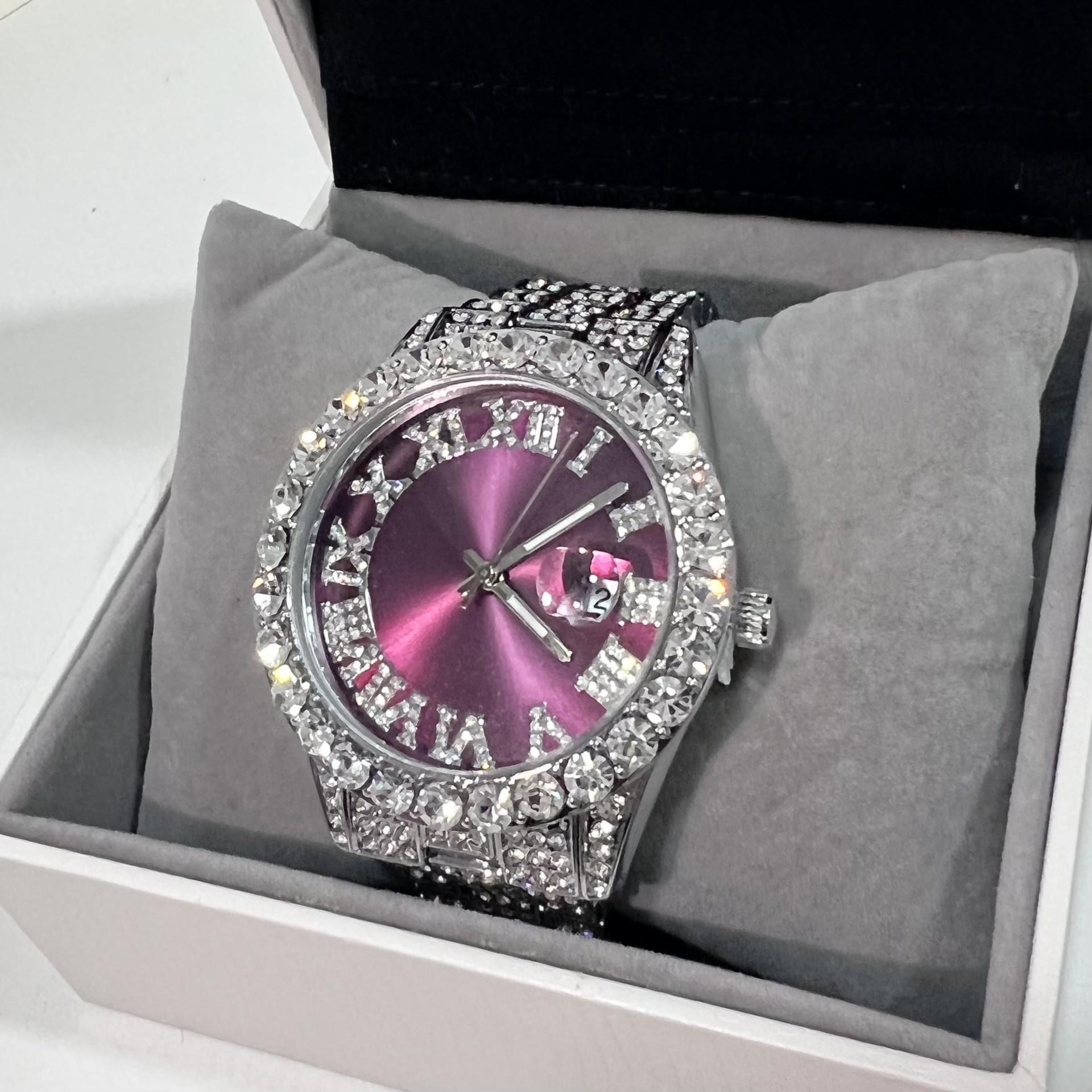 [5컬러] 볼드 큐빅 시계 Bold Cubic Watch : RIESTA-리에스타