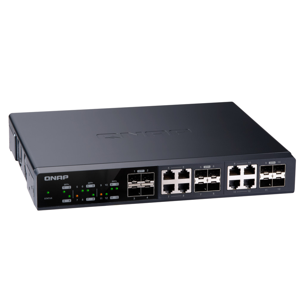 QNAP 10G 12Port SWITCH (management) QSW-M1208-8C : 스튜디오 엘
