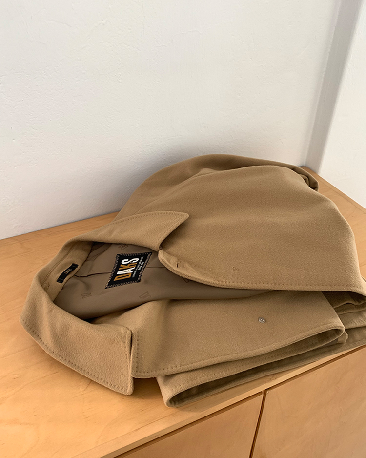 Vintage Raglan Pure Cashmere Coat : lilisun