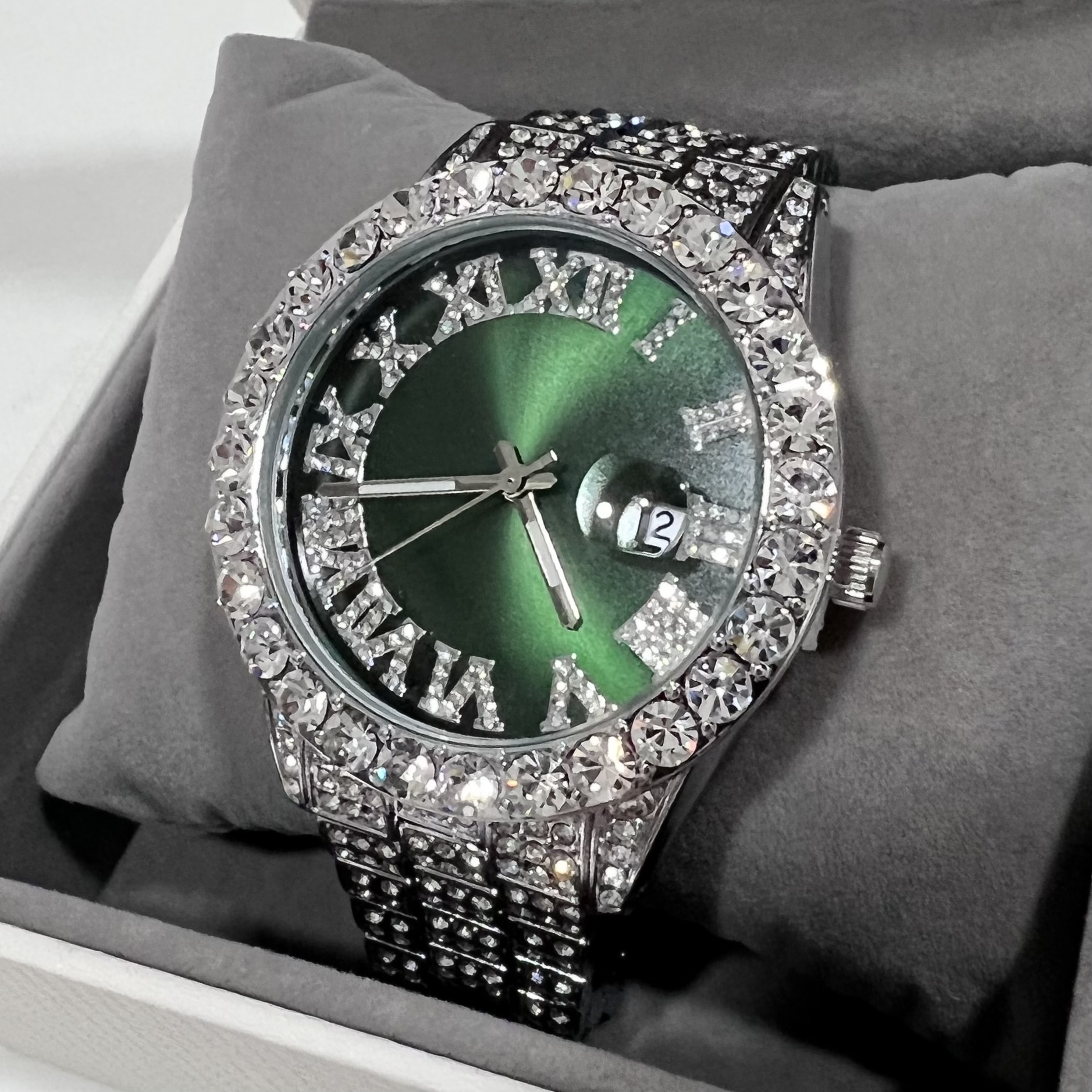 [5컬러] 볼드 큐빅 시계 Bold Cubic Watch : RIESTA-리에스타