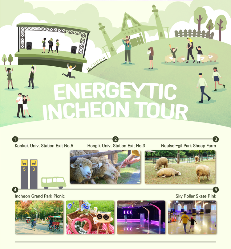 Energetic Incheon Tour : Korea Tour Planner