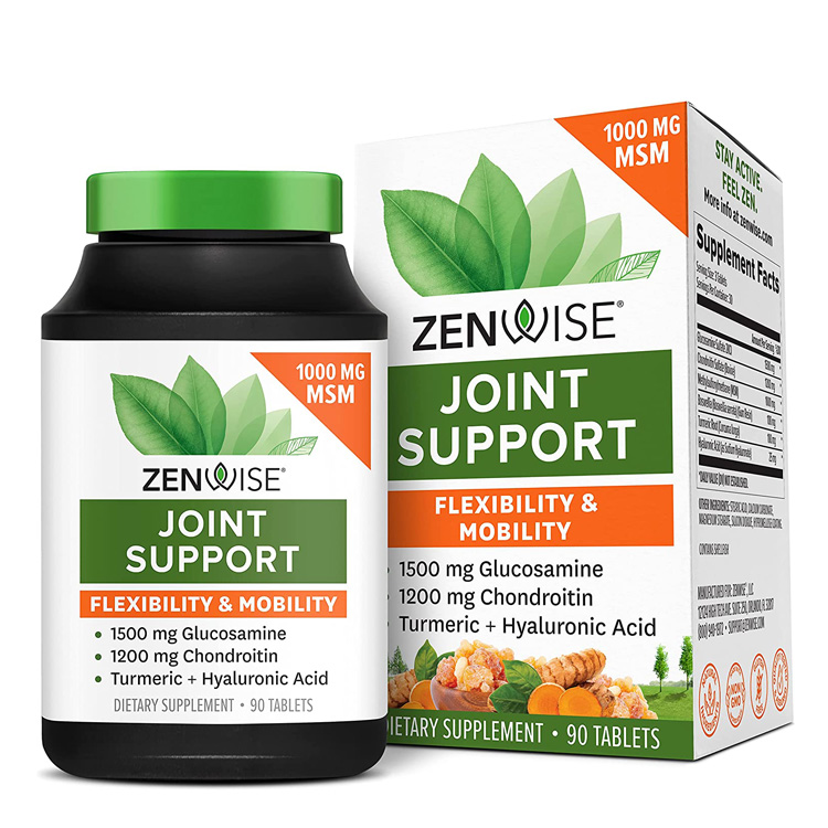 젠와이즈 어드밴스드 스트렝스 조인트 서포트 90정 / Zenwise Joint Support Glucosamine Sulfate ...