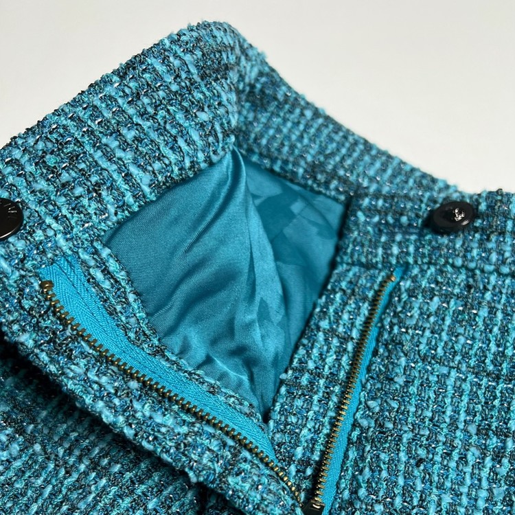 tweed dennim shorts : moee