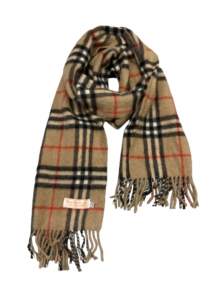 BURBERRY pure cashmere muffler : RAG STORE