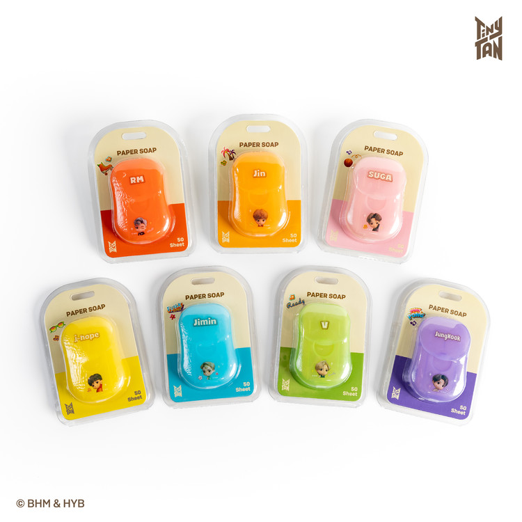 TinyTAN Paper soap_Dynamite : Sangsang's Mall (BTS Character Goods,K-POP Goods,K-Goods)