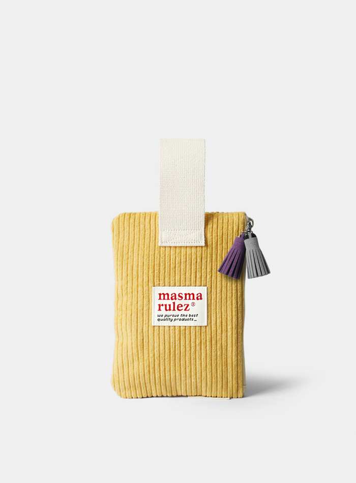 Strap pouch _ Corduroy yellow : Masmarulez [마스마룰즈]
