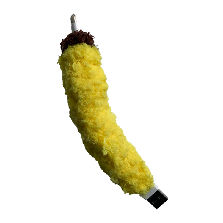 Fuzzy mini cable_Banana : 퍼지룸 fuzzyroom