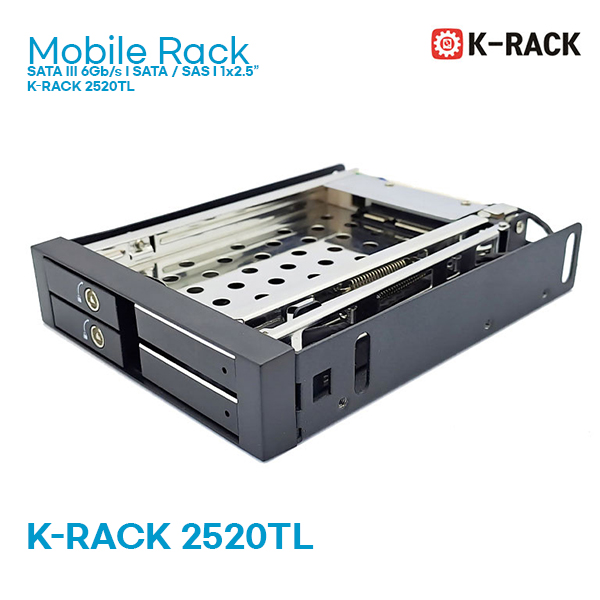 K-RACK 2520TL 2.5인치 HDD 2BAY Rack : 라스코