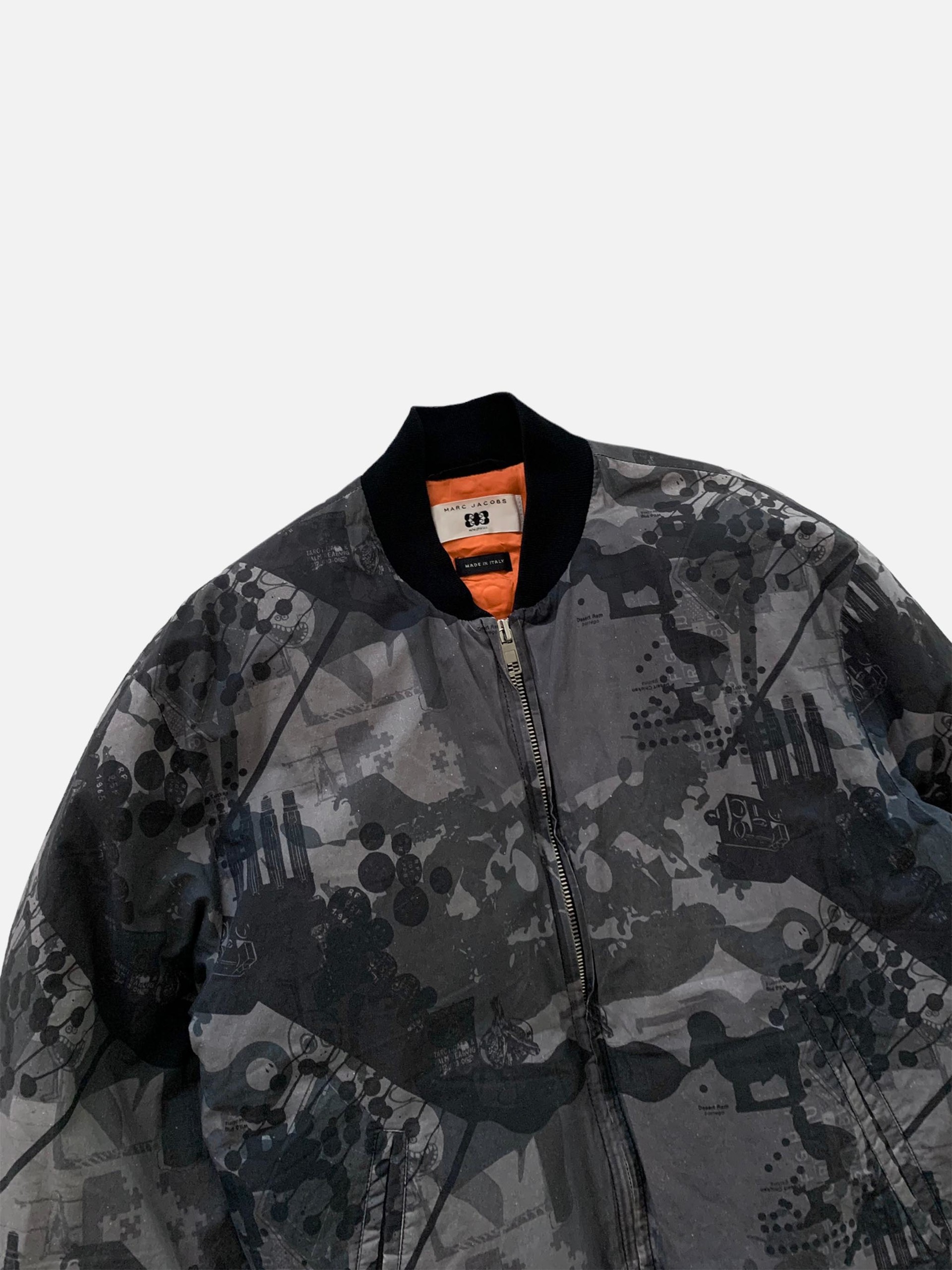 MARC JACOBS CAMOUFLAGE MA-1 JACKET : TAAU