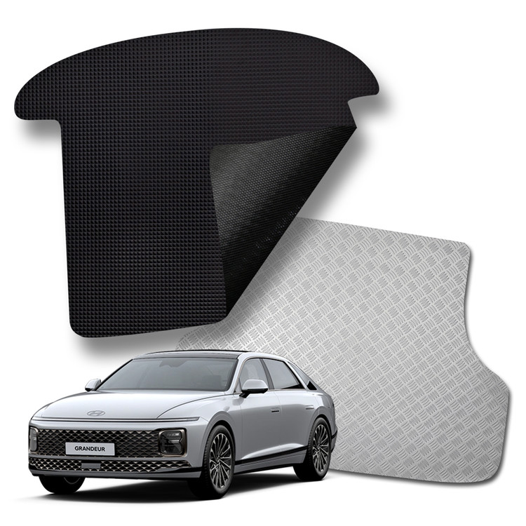 그랜저 GN7 하이브리드 고무 차박 적재함 바닥매트 트렁크매트 : 미로카매트