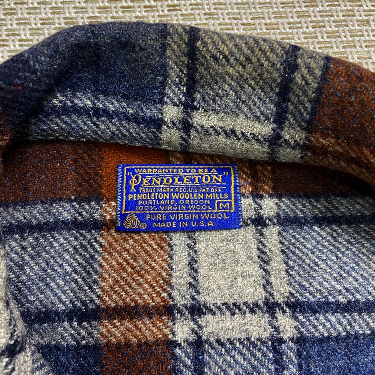 7-80's Pendleton Plaid Wool Cruiser Jacket (105-107) : 라이트하우스 스토어