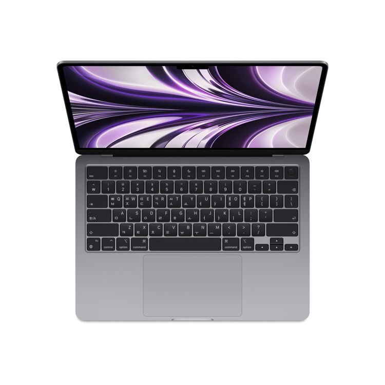 MacBook Air M2 chip (8코어 CPU 8코어 GPU 8GB 통합 메모리 256GB SSD) - SpaceGrey ...