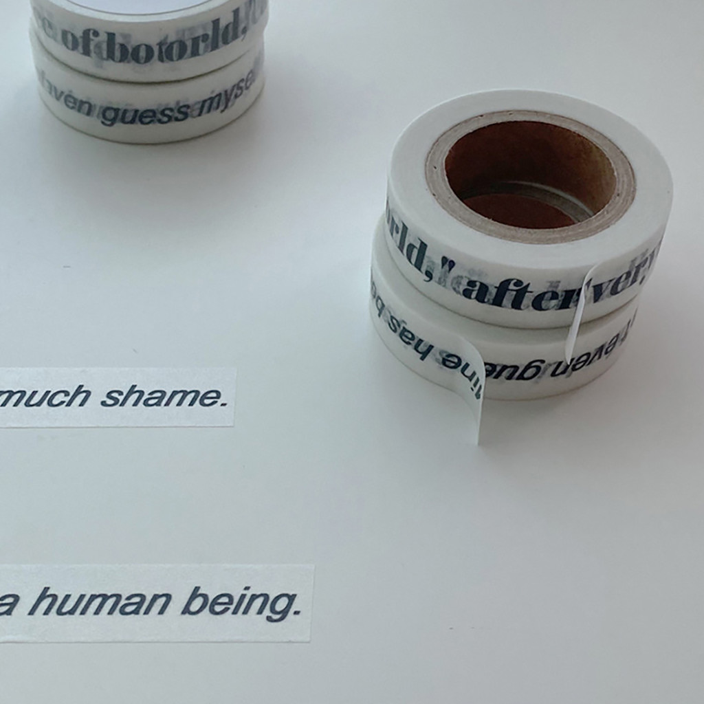 [인디에이치] Thin Lettering Design Tape : Inde of Home